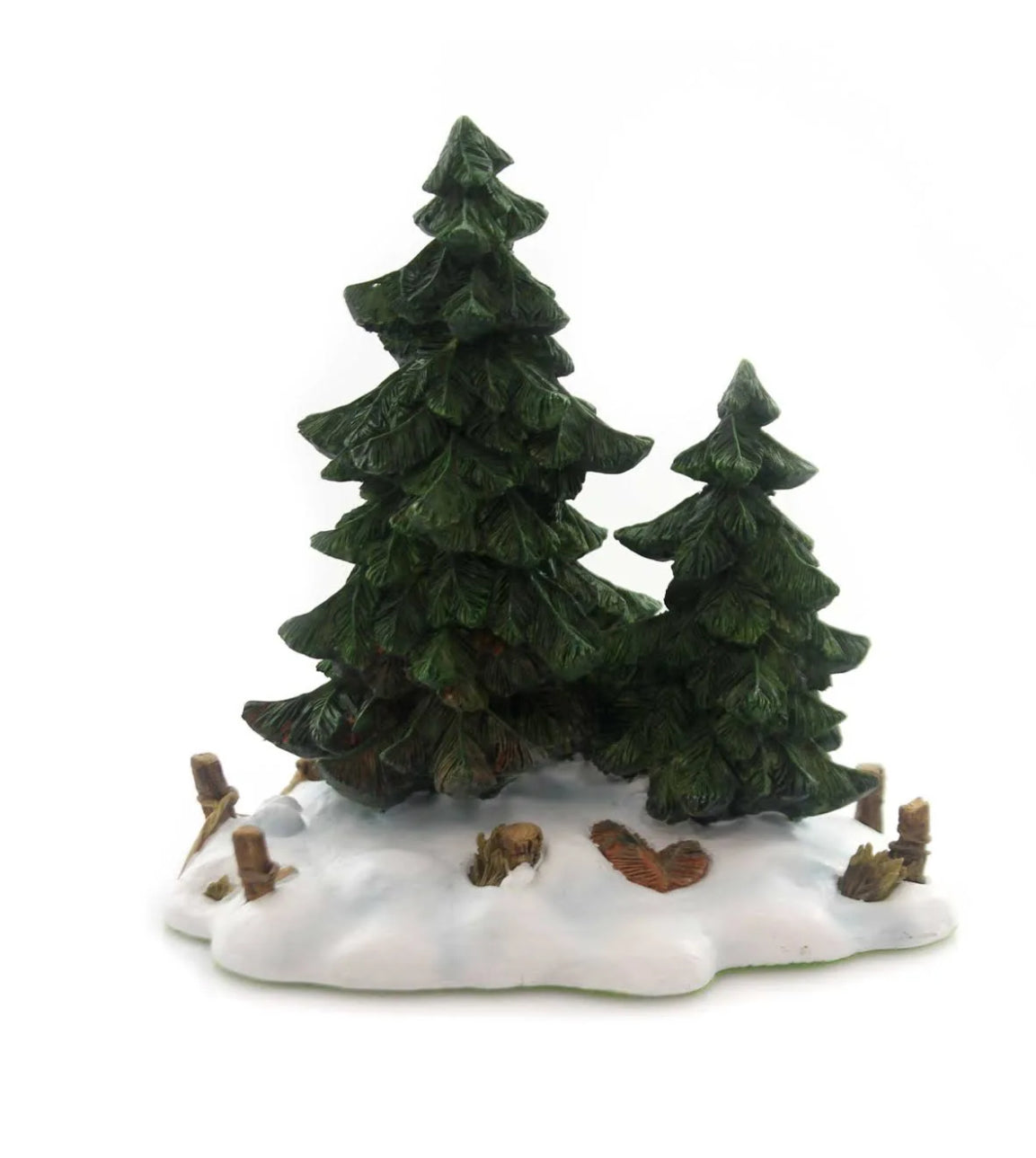 Department 56 - Village Accessories - Village Double Pine Trees ...